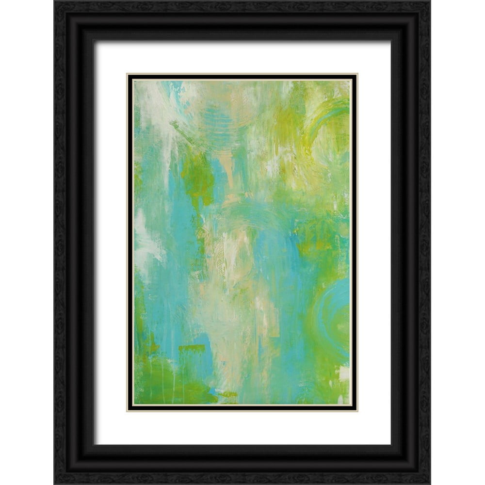 Ashley, Erin 13x18 Black Ornate Wood Framed with Double Matting Museum Art Print Titled ...