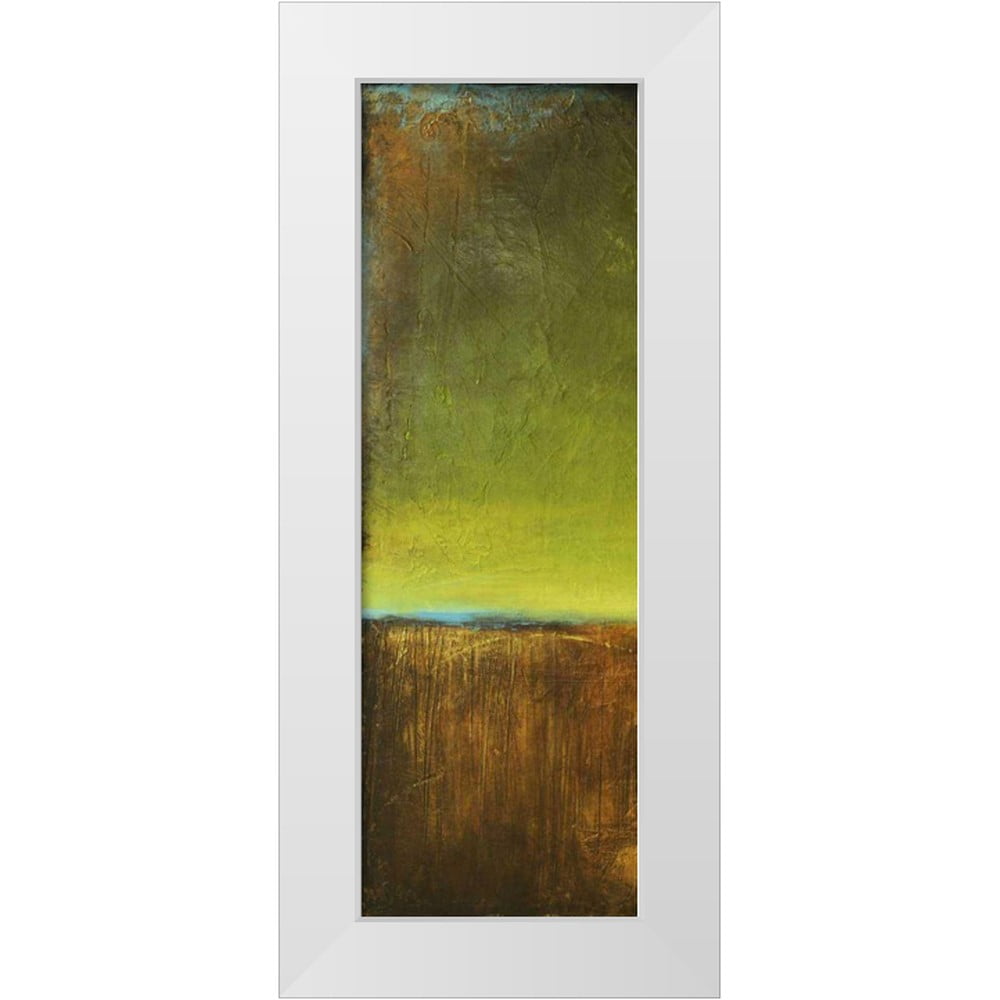 Ashley, Erin 13x32 White Modern Wood Framed Museum Art Print Titled ...
