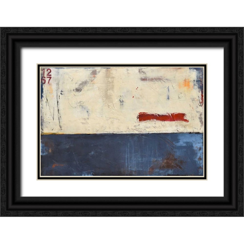 Ashley, Erin 14x11 Black Ornate Wood Framed with Double Matting Museum ...