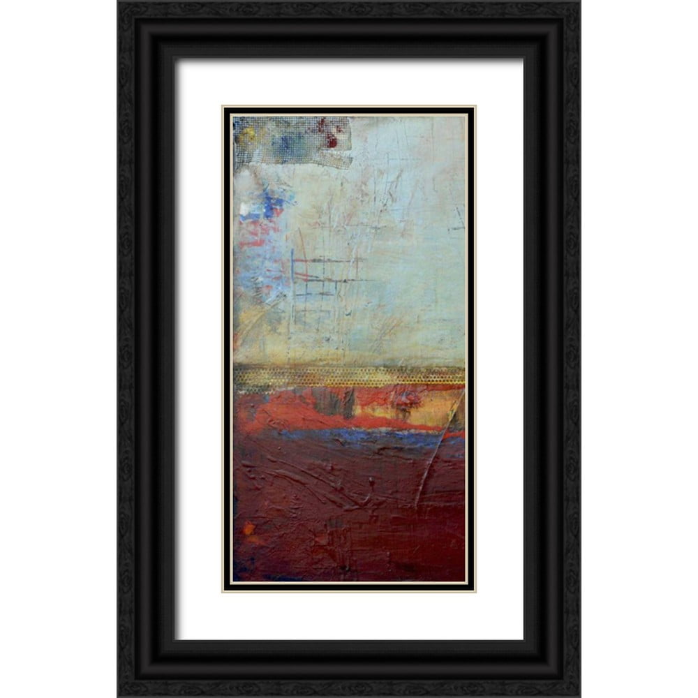 Ashley, Erin 14x24 Black Ornate Wood Framed with Double Matting Museum Art Print Titled ...