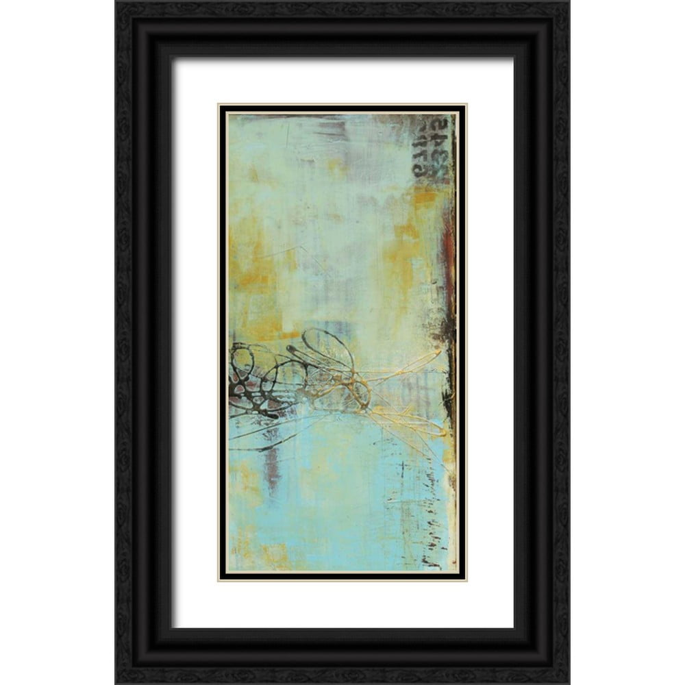 Ashley, Erin 14x24 Black Ornate Wood Framed with Double Matting Museum Art Print Titled - Gin ...