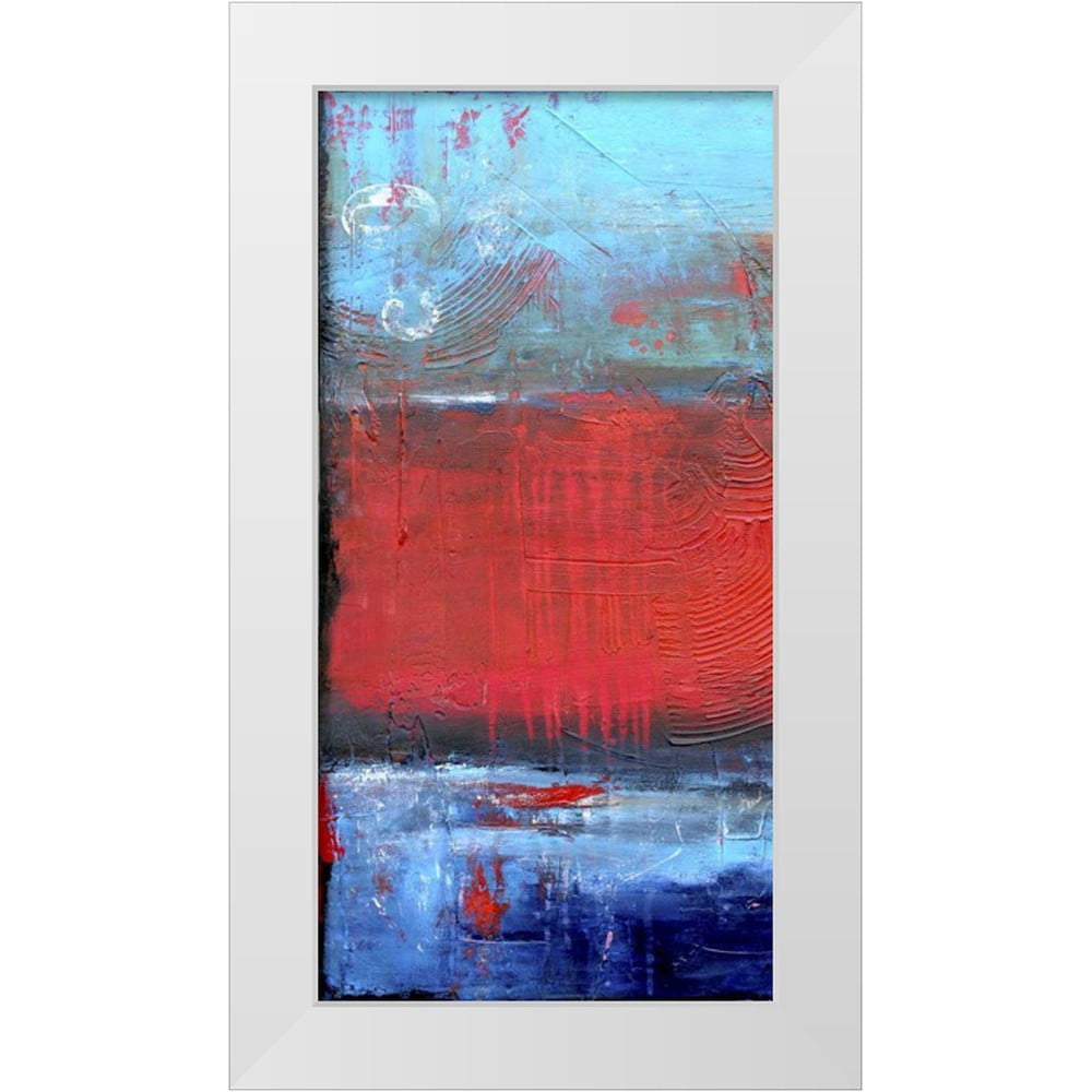 Ashley, Erin 14x24 White Modern Wood Framed Museum Art Print Titled ...