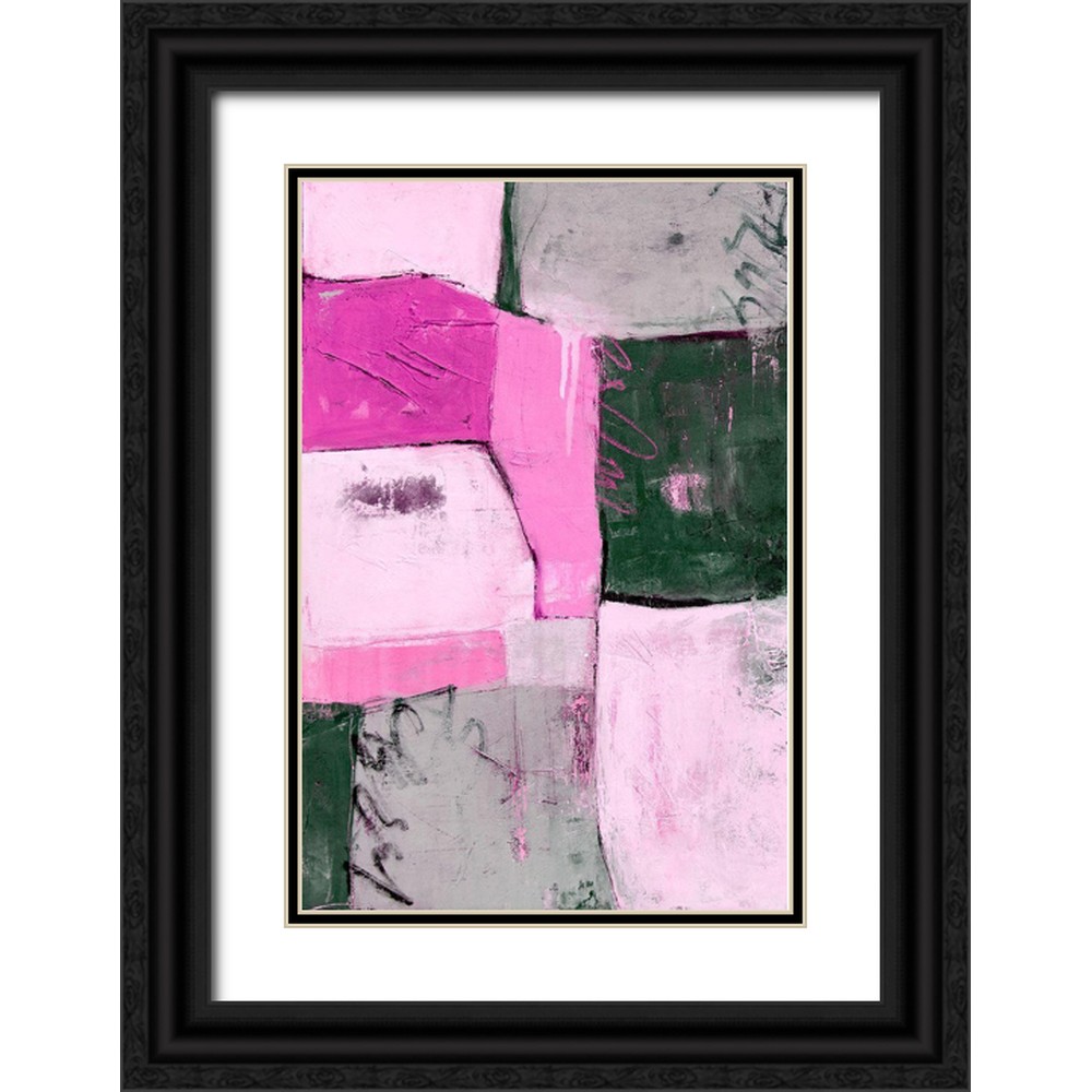 Ashley, Erin 17x24 Black Ornate Wood Framed with Double Matting Museum Art Print Titled - Party ...