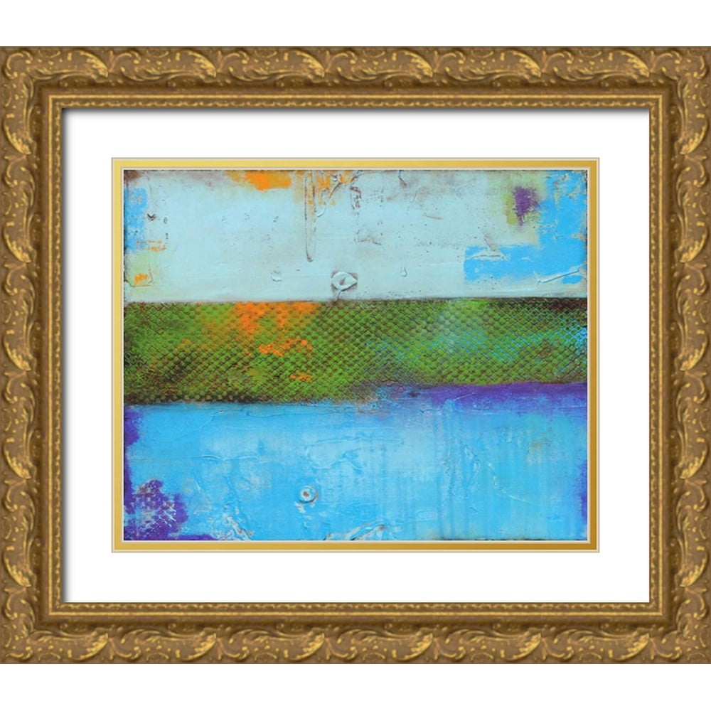 Ashley, Erin 18x15 Gold Ornate Wood Framed with Double Matting Museum ...