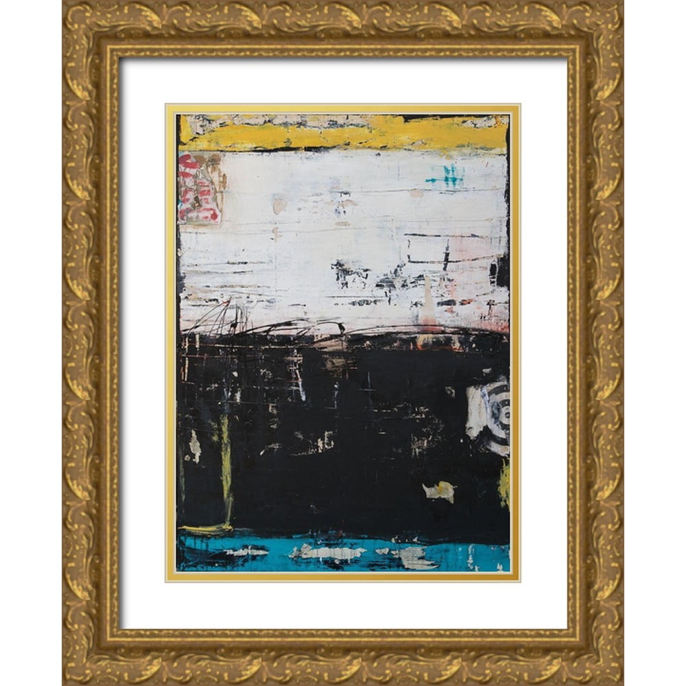 Ashley, Erin 19x24 Gold Ornate Wood Framed with Double Matting Museum ...