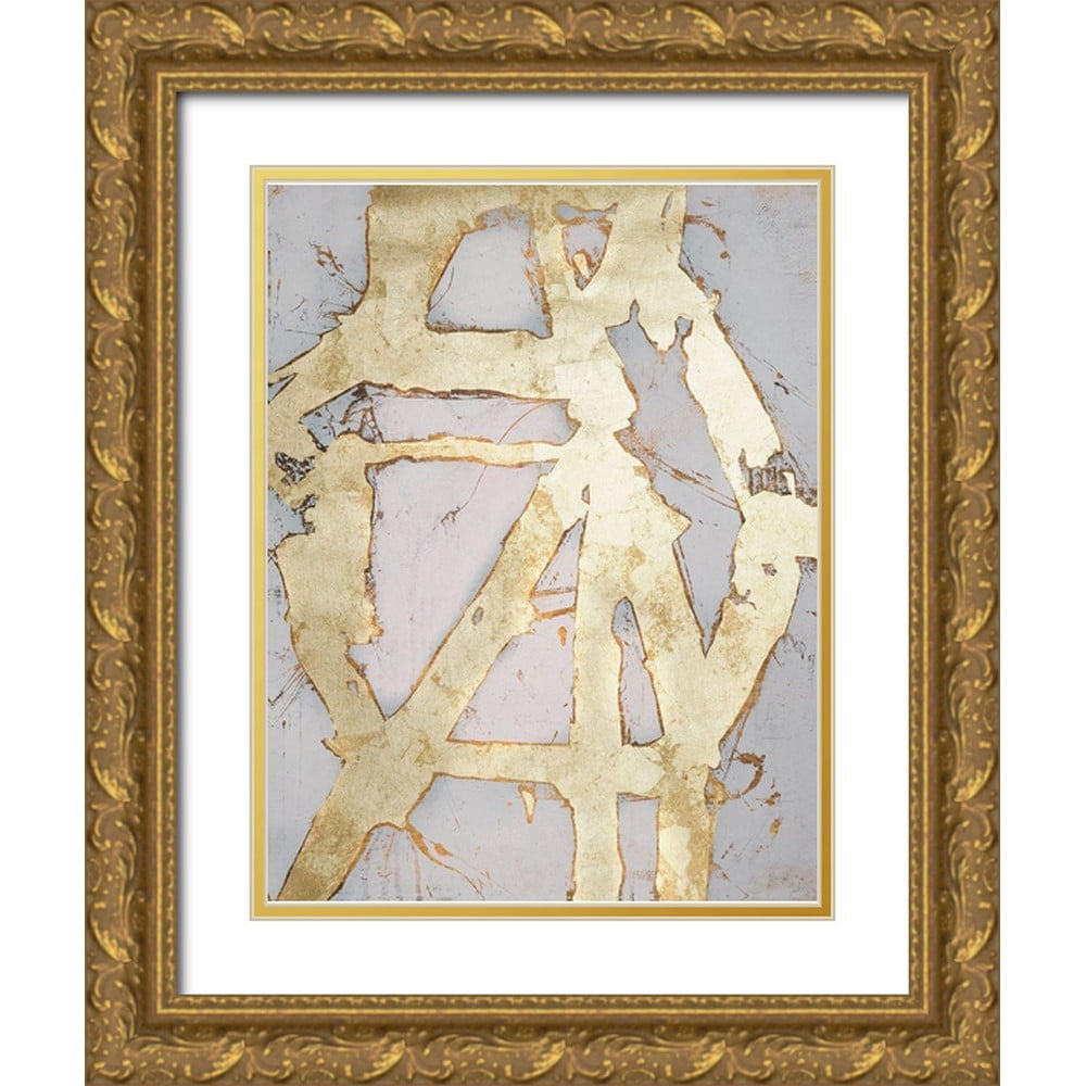 Ashley, Erin 19x24 Gold Ornate Wood Framed with Double Matting Museum ...