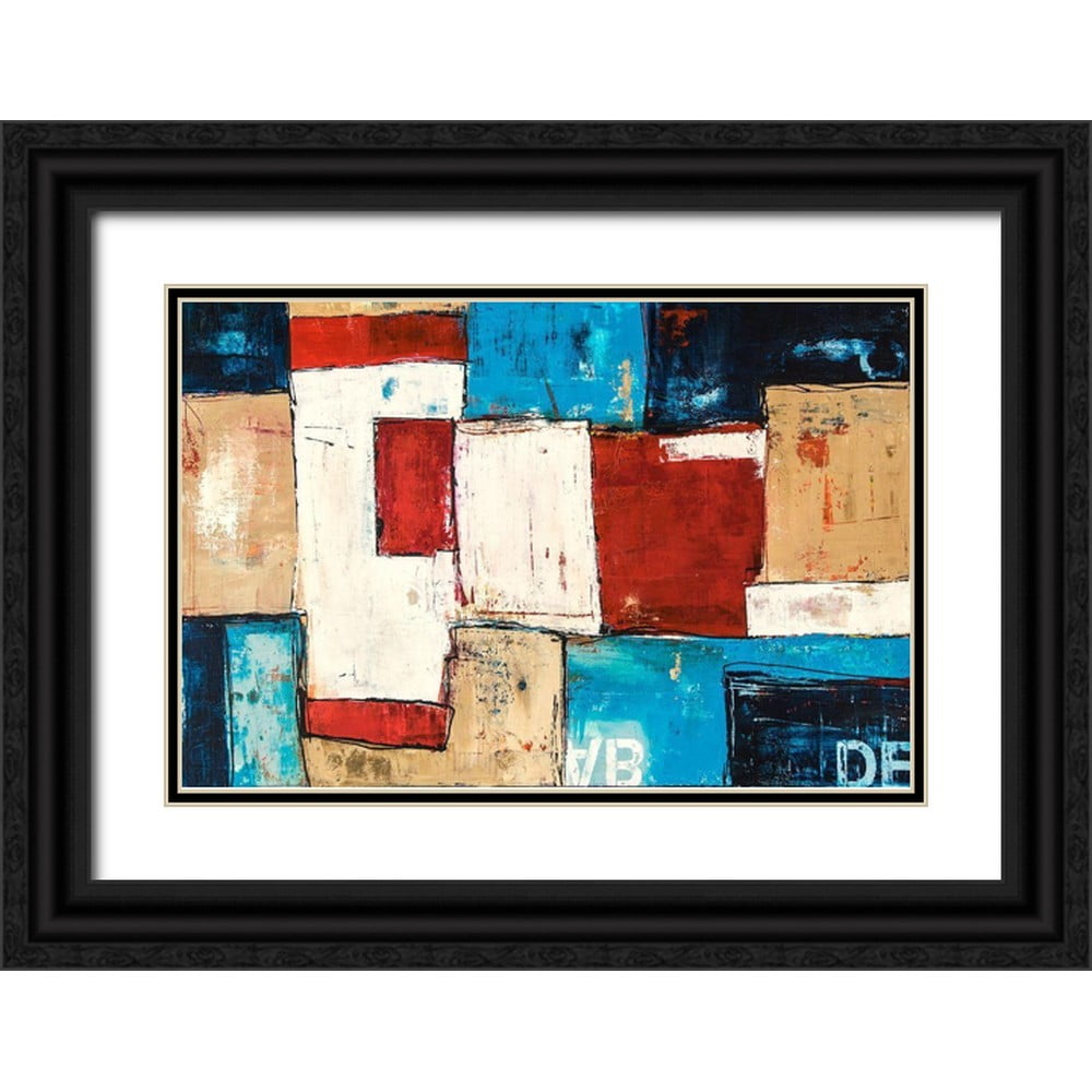 Ashley, Erin 24x17 Black Ornate Wood Framed with Double Matting Museum Art Print Titled ...