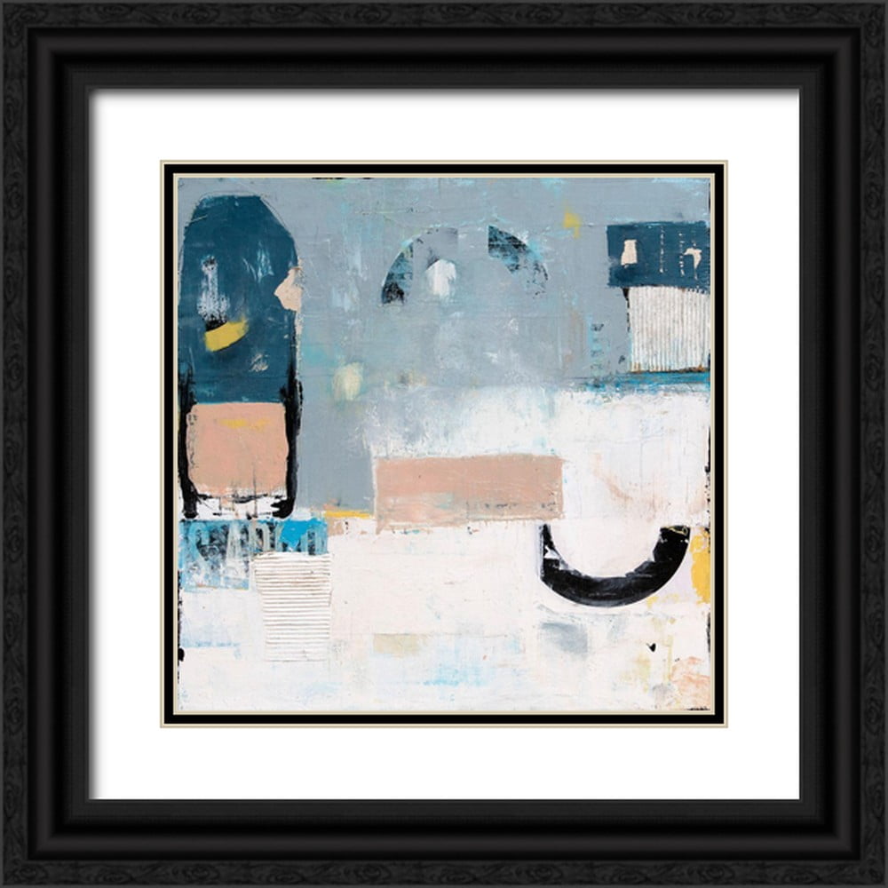 Ashley, Erin 26x26 Black Ornate Wood Framed with Double Matting Museum ...