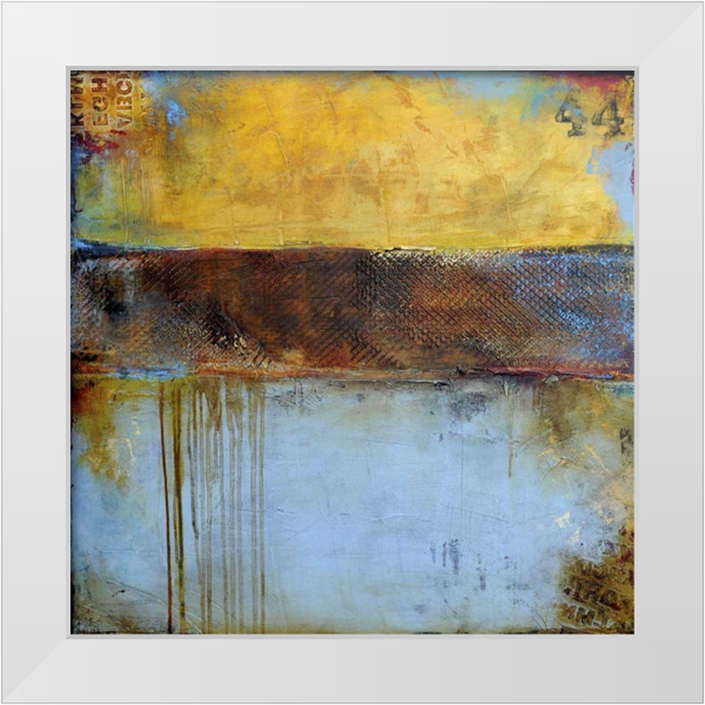 Ashley, Erin 26x26 White Modern Wood Framed Museum Art Print Titled ...