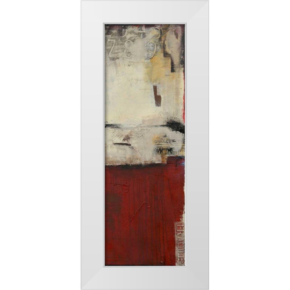 Ashley, Erin 7x14 White Modern Wood Framed Museum Art Print Titled ...