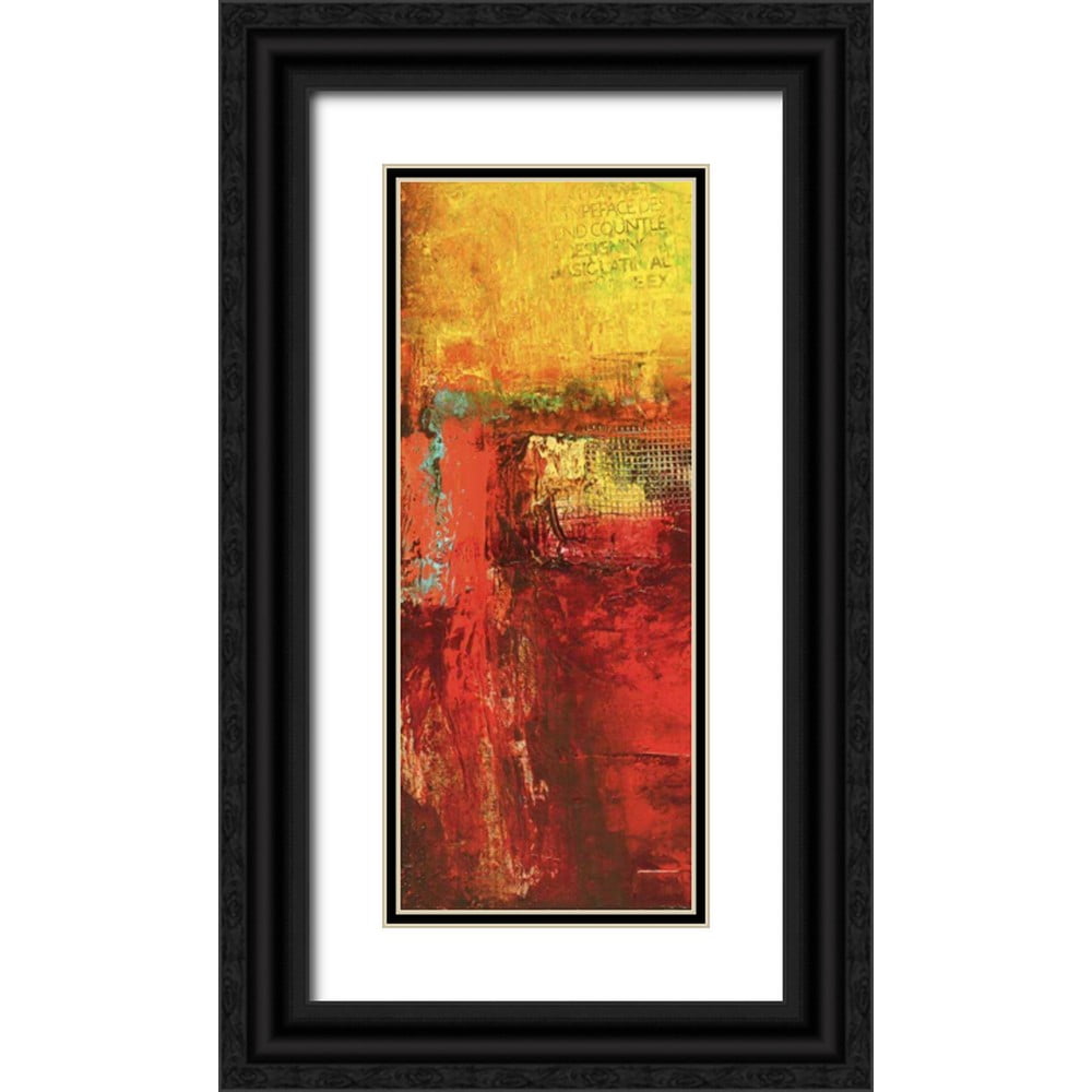 Ashley, Erin 8x14 Black Ornate Wood Framed with Double Matting Museum Art Print Titled - Inner ...