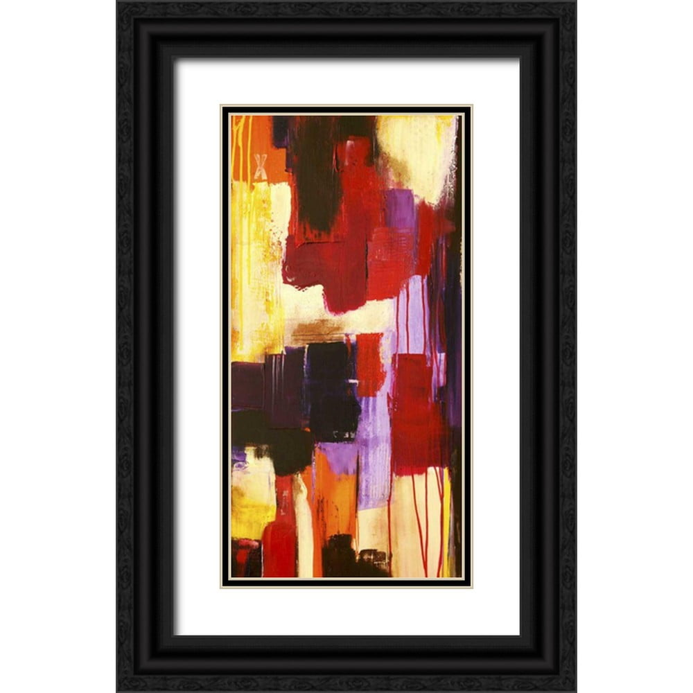 Ashley, Erin 9x14 Black Ornate Wood Framed with Double Matting Museum ...