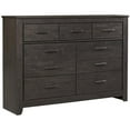 Ashley Furniture Brinxton Bedroom 7 Drawer Dresser in Charcoal ...