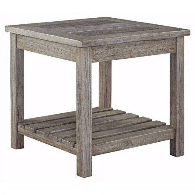 Ashley Furniture Signature Design - Veldar End Table - Vintage Style ...