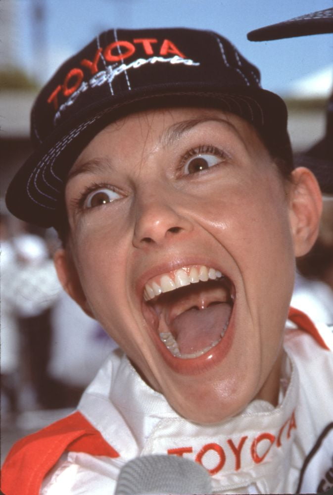 Ashley Judd Screaming In Toyota Uniform Toyota Grand Prix Photo Print ...