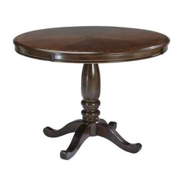 Ashley Leahlyn Round Dining Table in Medium Brown - Walmart.com