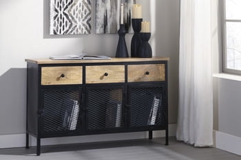 Ashley Furniture Signature Design - Ponder Ridge Accent Cabinet - 3 ...