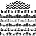 Ashley Productions Magnetic Border, Black Chevron, 12 Feet Per Pack, 6 ...