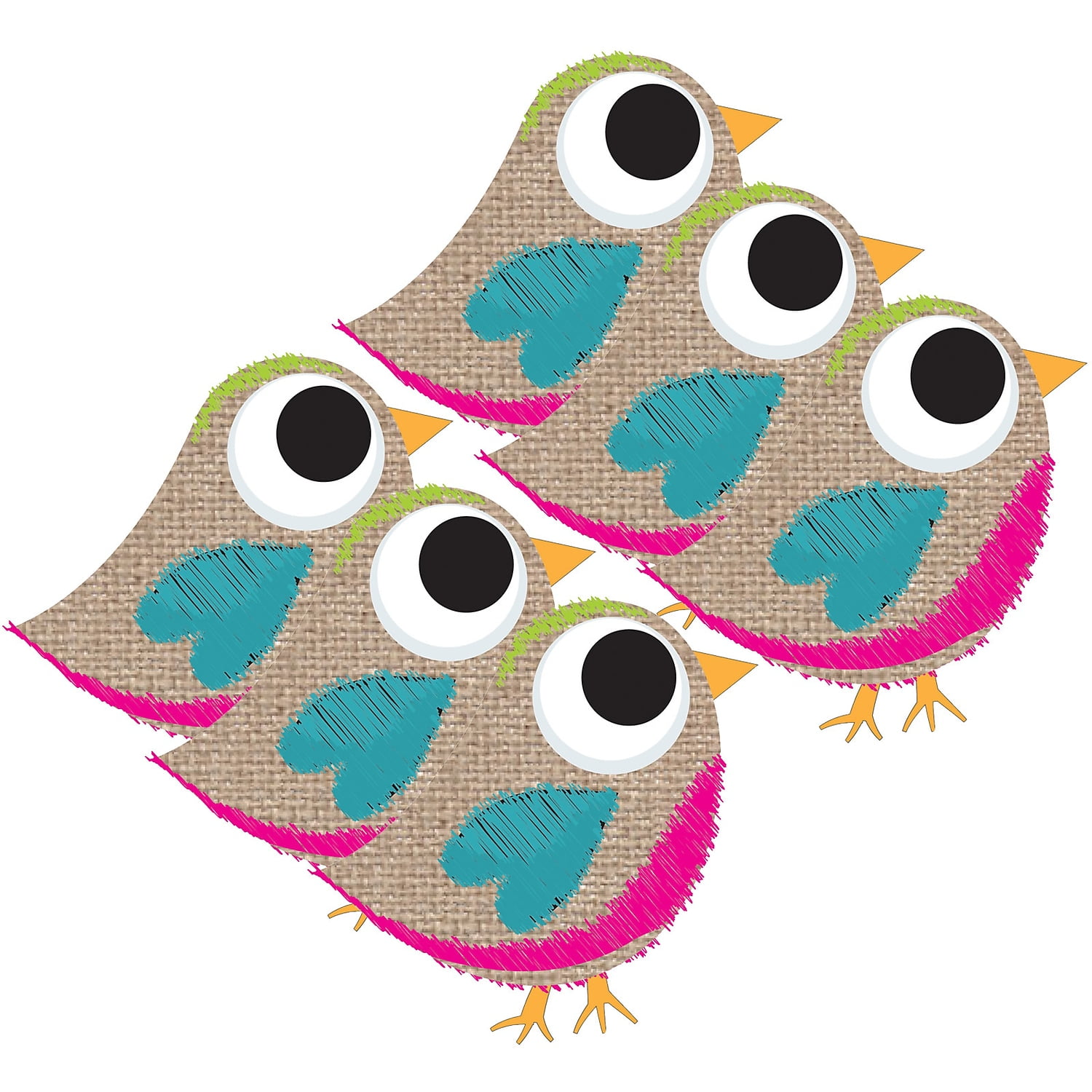 Ashley Productions Magnetic Whiteboard Eraser, Burlap Scribble Tweet ...