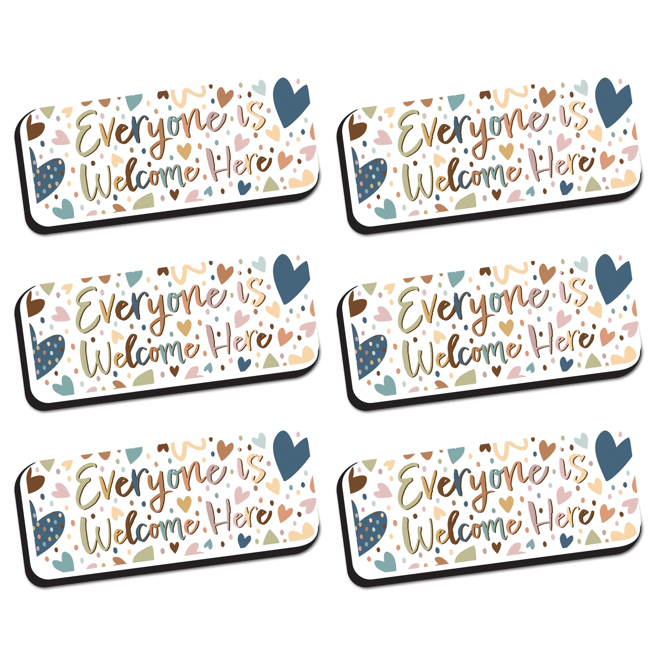 Ashley Productions Magnetic Whiteboard Eraser, Everyone is Welcome ...