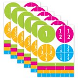 Ashley Productions Math Die-Cut Magnets, Beginning Fractions, 20 Per ...