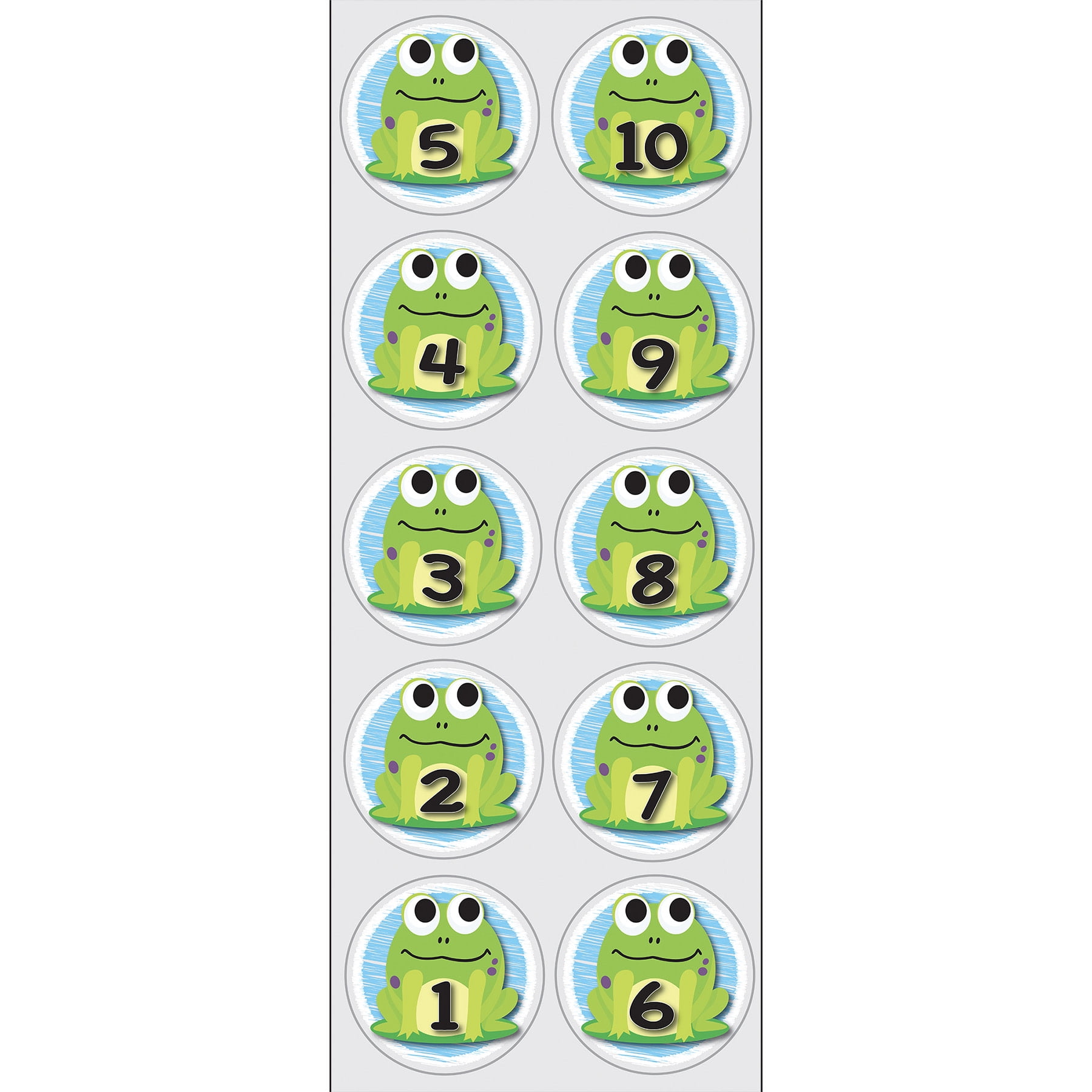 Ashley Productions The Original Fun Mat, Sensory Spots, 6" Numbers 1-10 ...