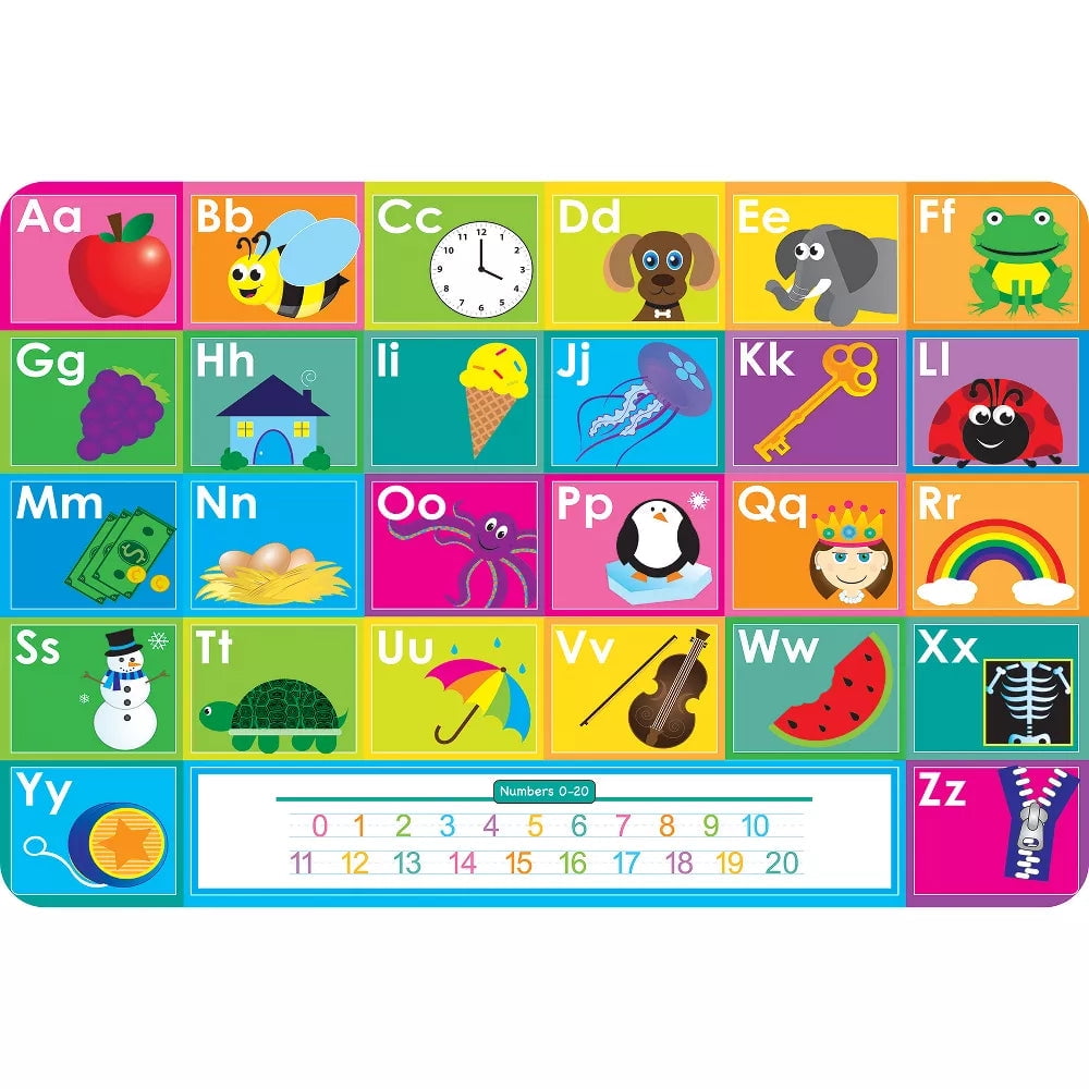 Ashley Productions The Original Fun Mat Welcome Mat 15.5" x 23.5" ABC ...