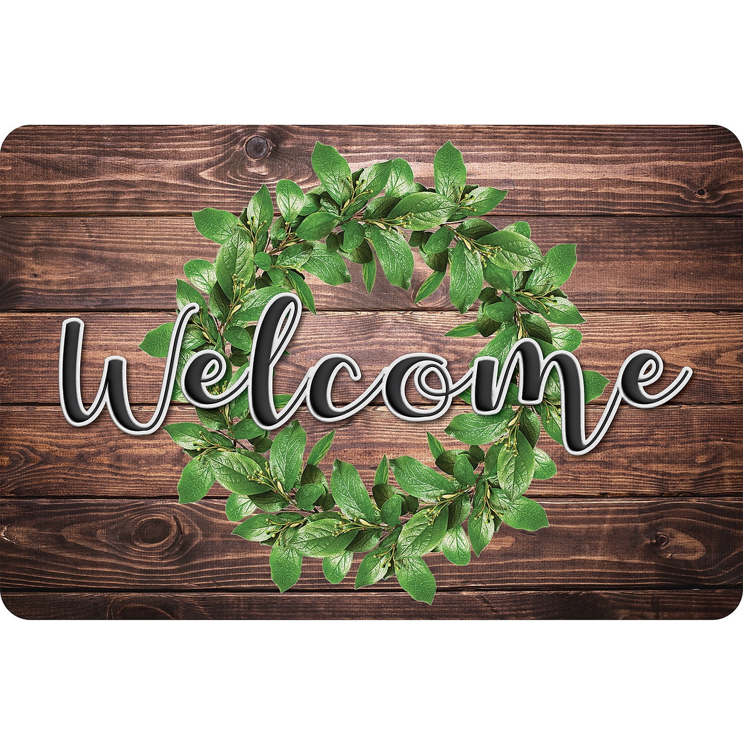 Ashley Productions The Original Fun Mat Welcome Mat 15.5" x 23.5" Green ...