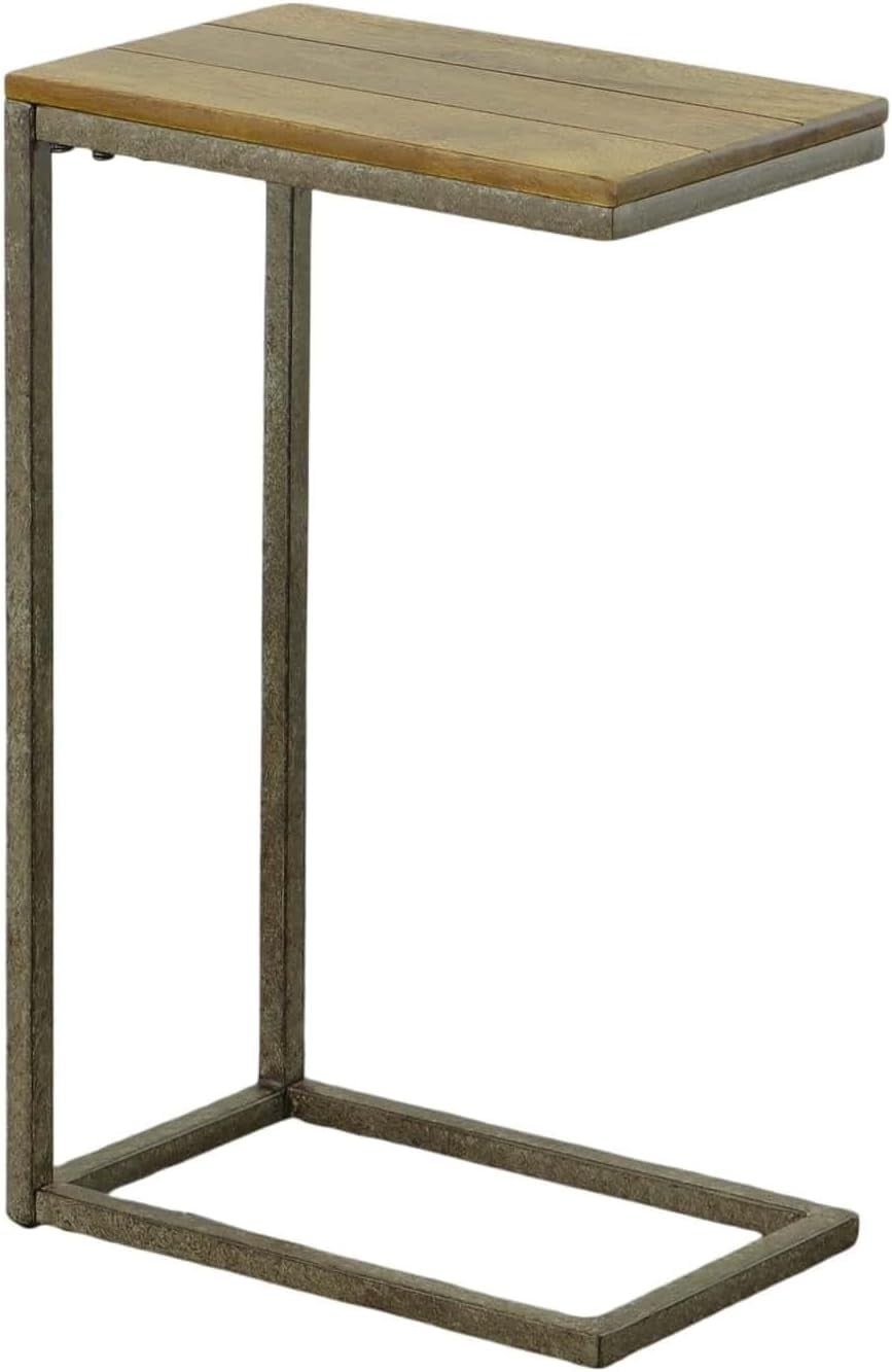 Ashley Square Small Computer Tray – Durable Metal and Wooden Side s ...