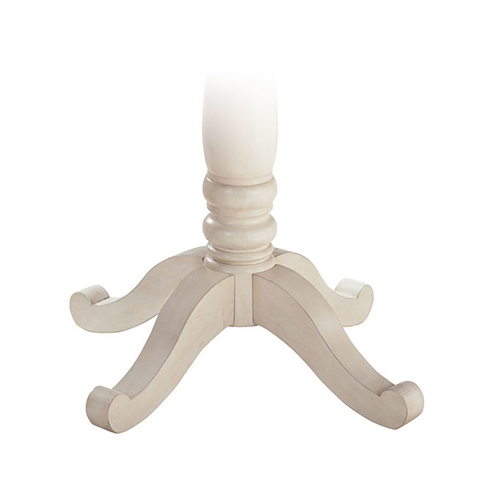 Ashley Whitesburg Round Dining Room Table Base Cottage White - Walmart.com