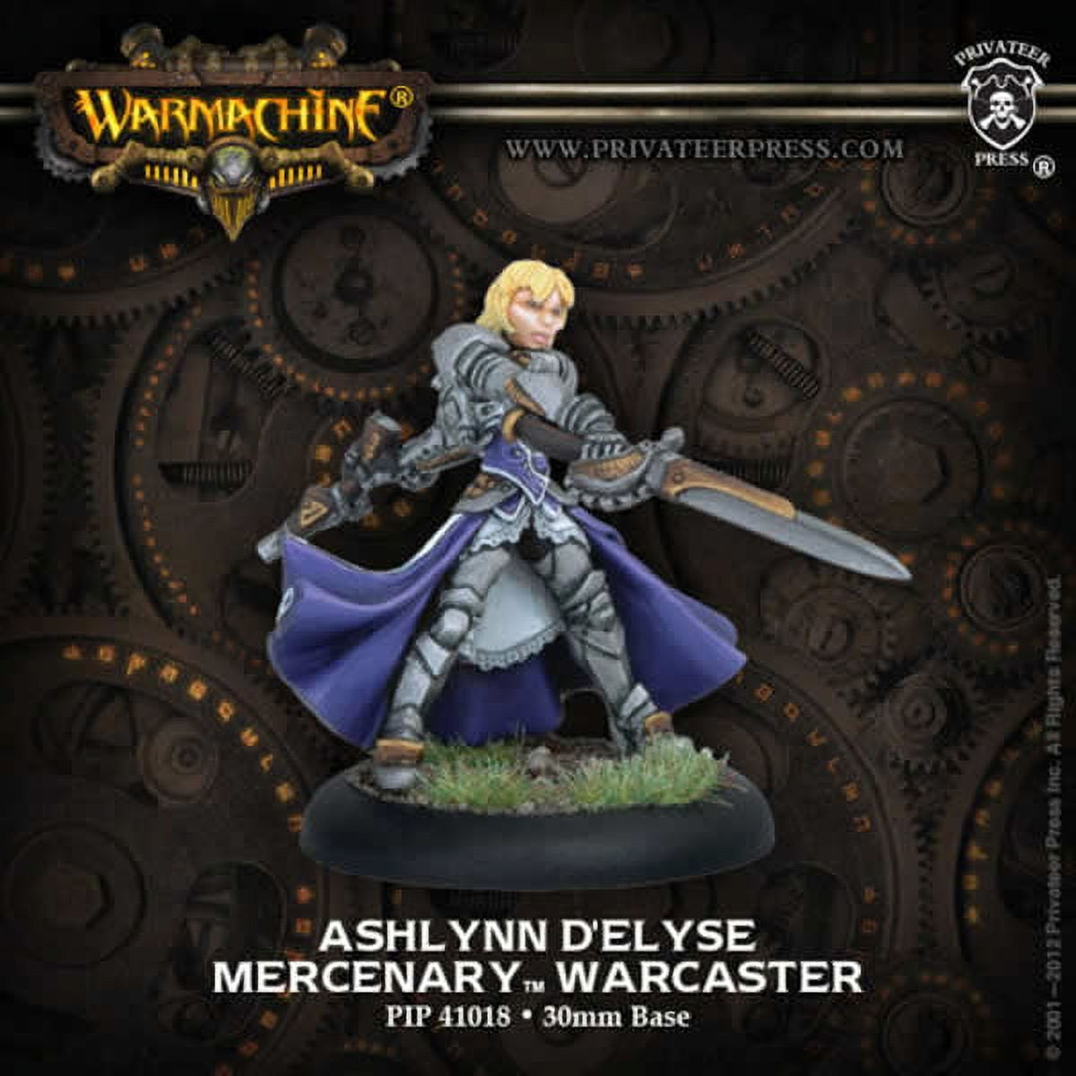 Ashlynn d Elyse Warcaster Mercenary Warmachine Miniature Game Privateer ...