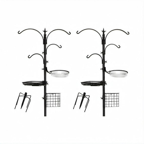 Ashman Deluxe Premium Bird Feeding Station, 22" Wide x 91" Tall (82 ...