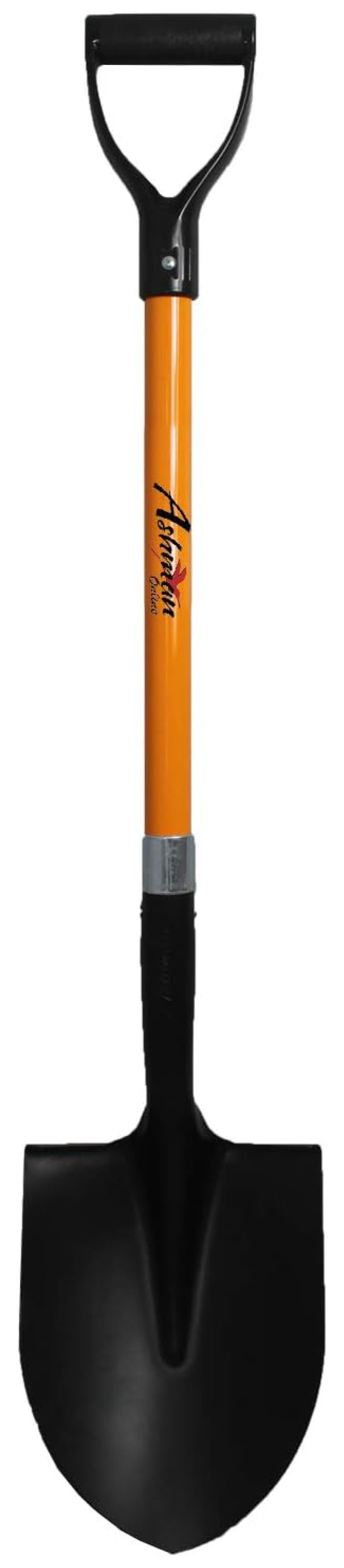 Ashman Heavy-Duty Digging Shovel (1 Pack) 41-Inch with Trenching Blade ...