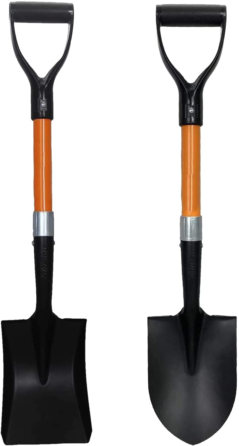 Ashman Online Utility Metal Small Long Shovels, 2 Pcs Assorted Mini ...