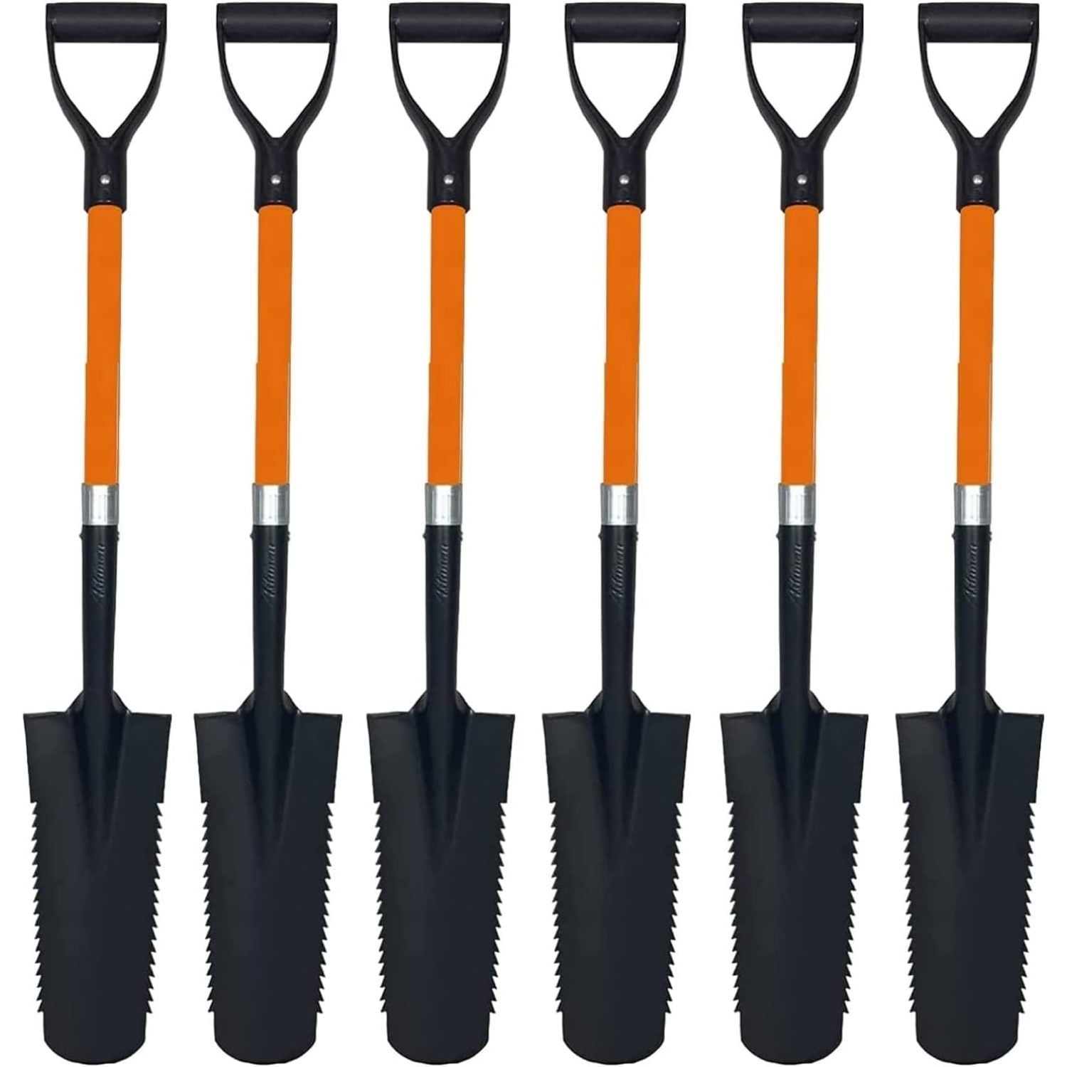 Ashman Short Handle Drain Spade Teeth Shovel (6 Pack), Sharp Shooter ...