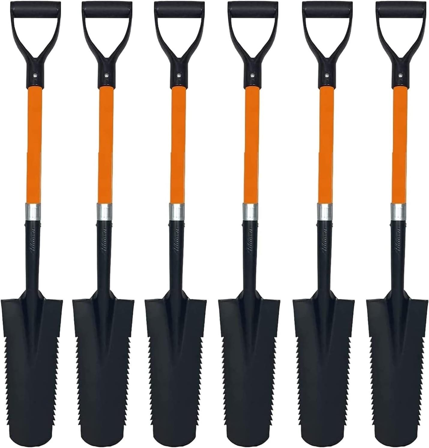 Ashman Short Handle Drain Spade Teeth Shovel (6 Pack), Sharp Shooter ...