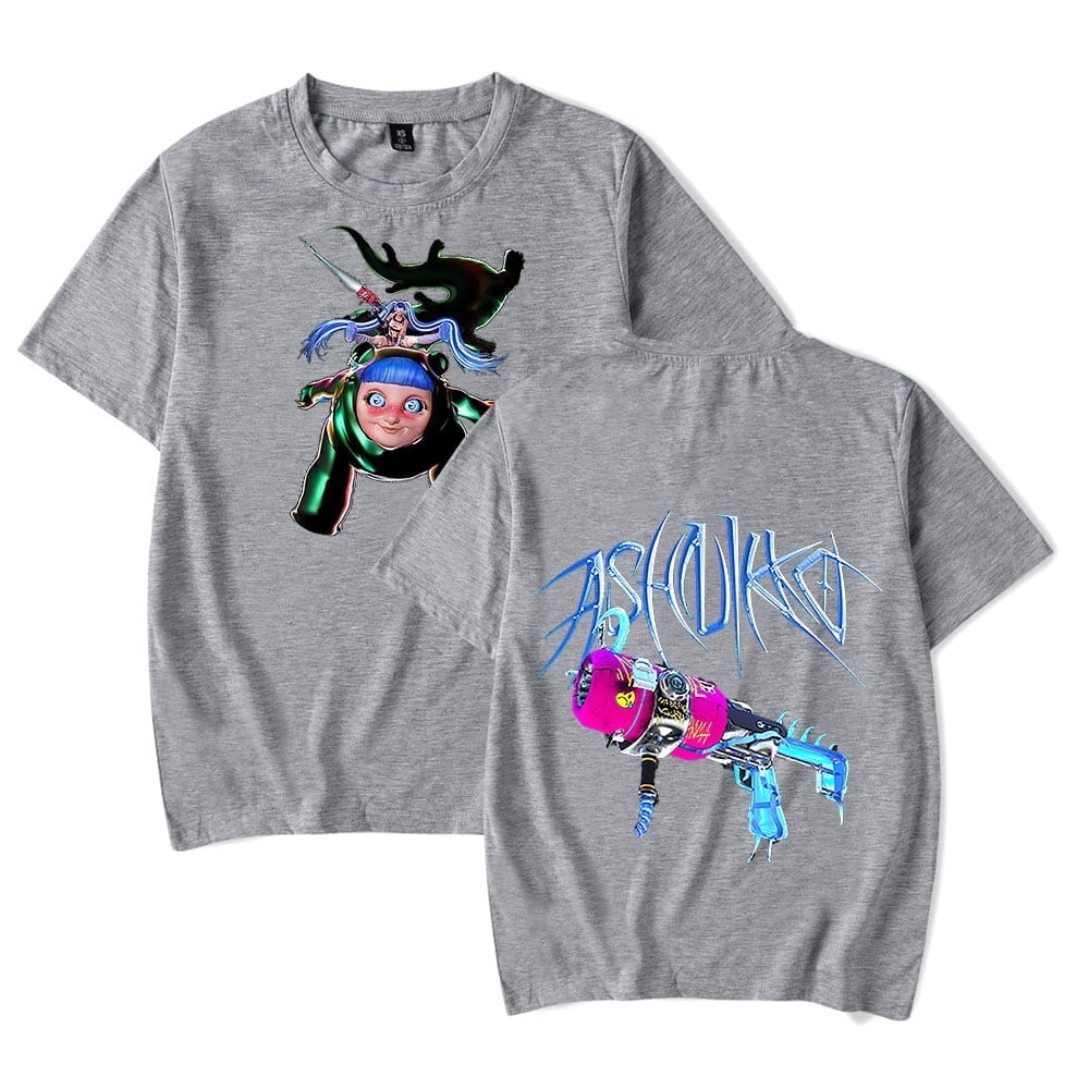 Ashnikko Hi It's Me Tour Merch T-Shirt Short Sleeve New Logo Women Men ...