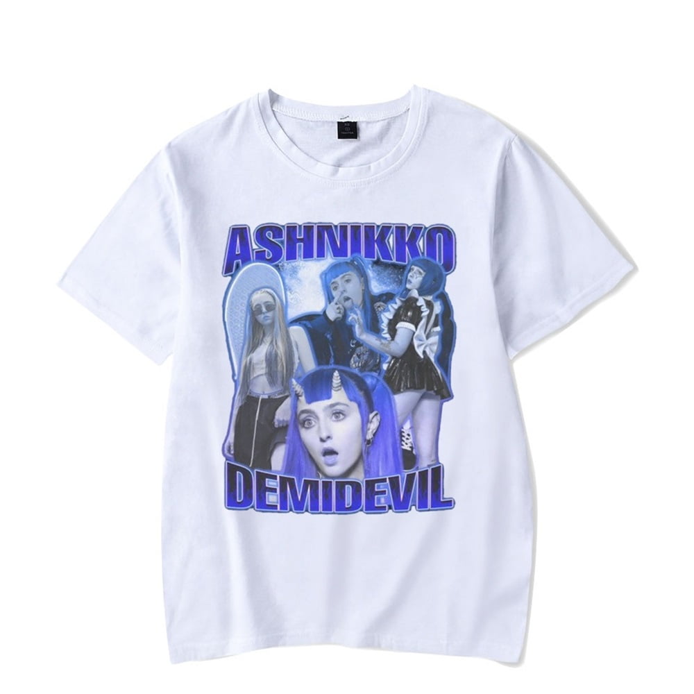 Ashnikko Merch T-shirt Cool Print Logo Fashion Commemorative Short ...