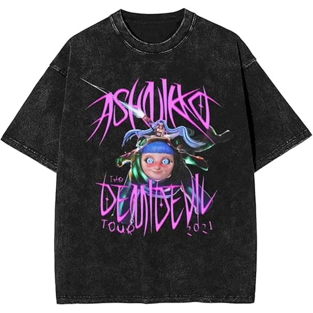 Ashnikko Merch T-shirt Washed 90s Short Sleeves Cool Neutral Summer ...
