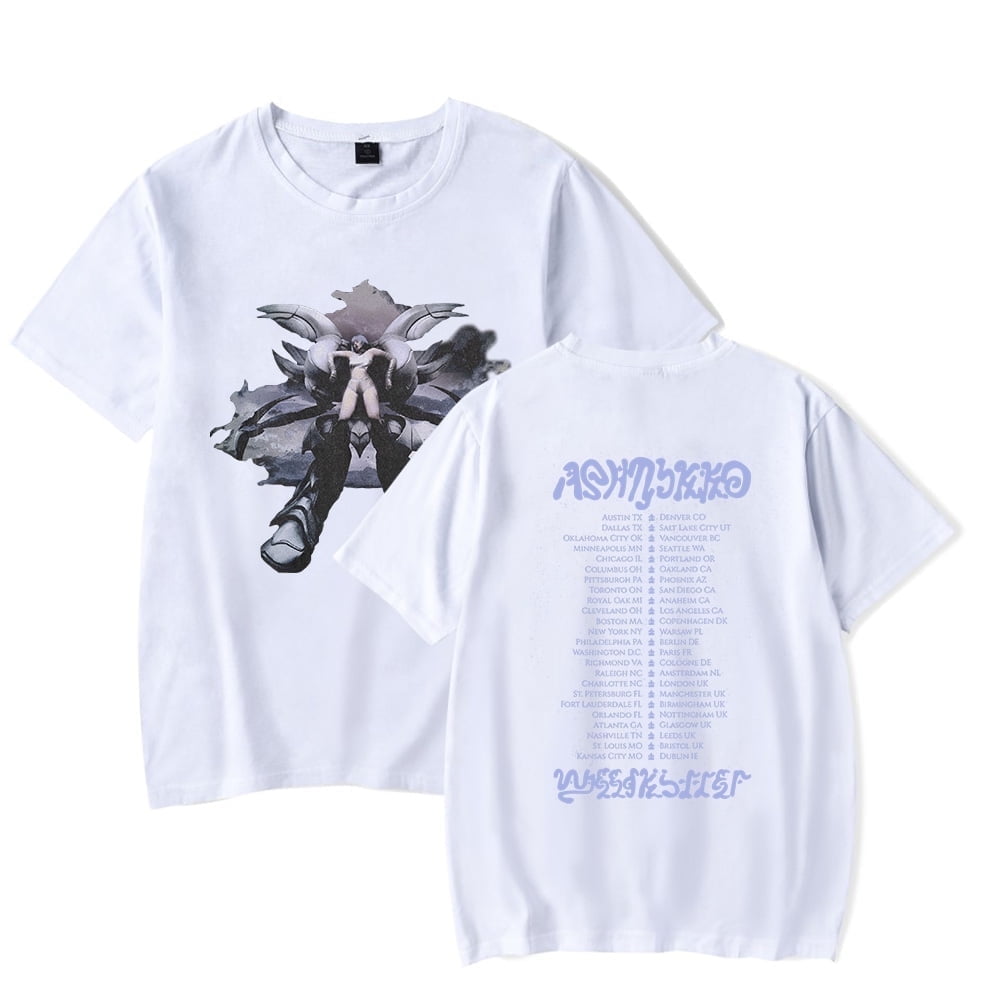 Ashnikko T-Shirt Merch Popular Graphics Sided Print Round Neck Unisex ...