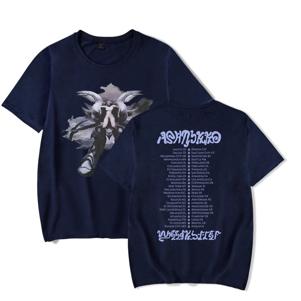 Ashnikko T-Shirt Merch Popular Graphics Sided Print Round Neck Unisex ...