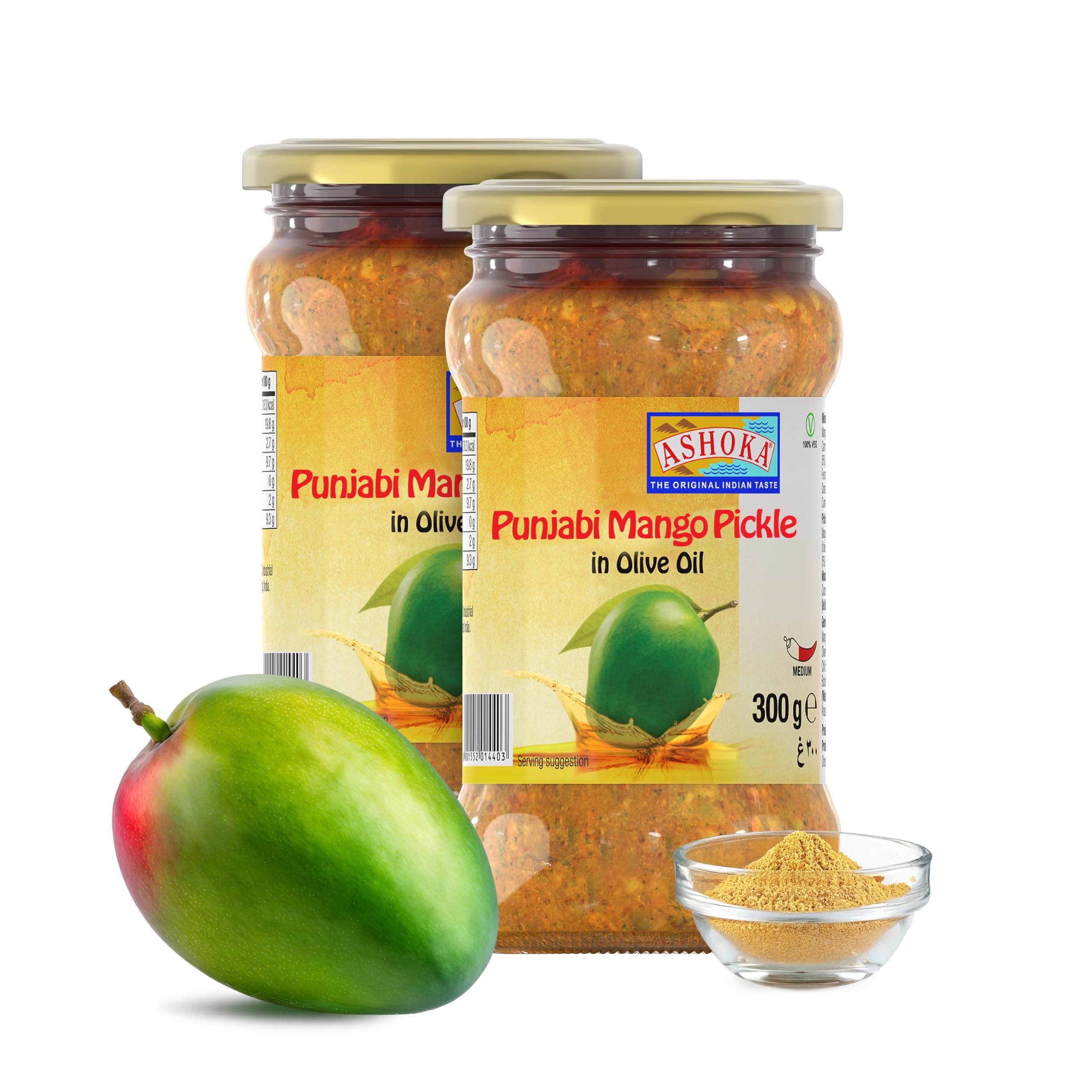 Ashoka 1932 | Indian Pickled Mango | Premium Olive Oil | All Natural ...