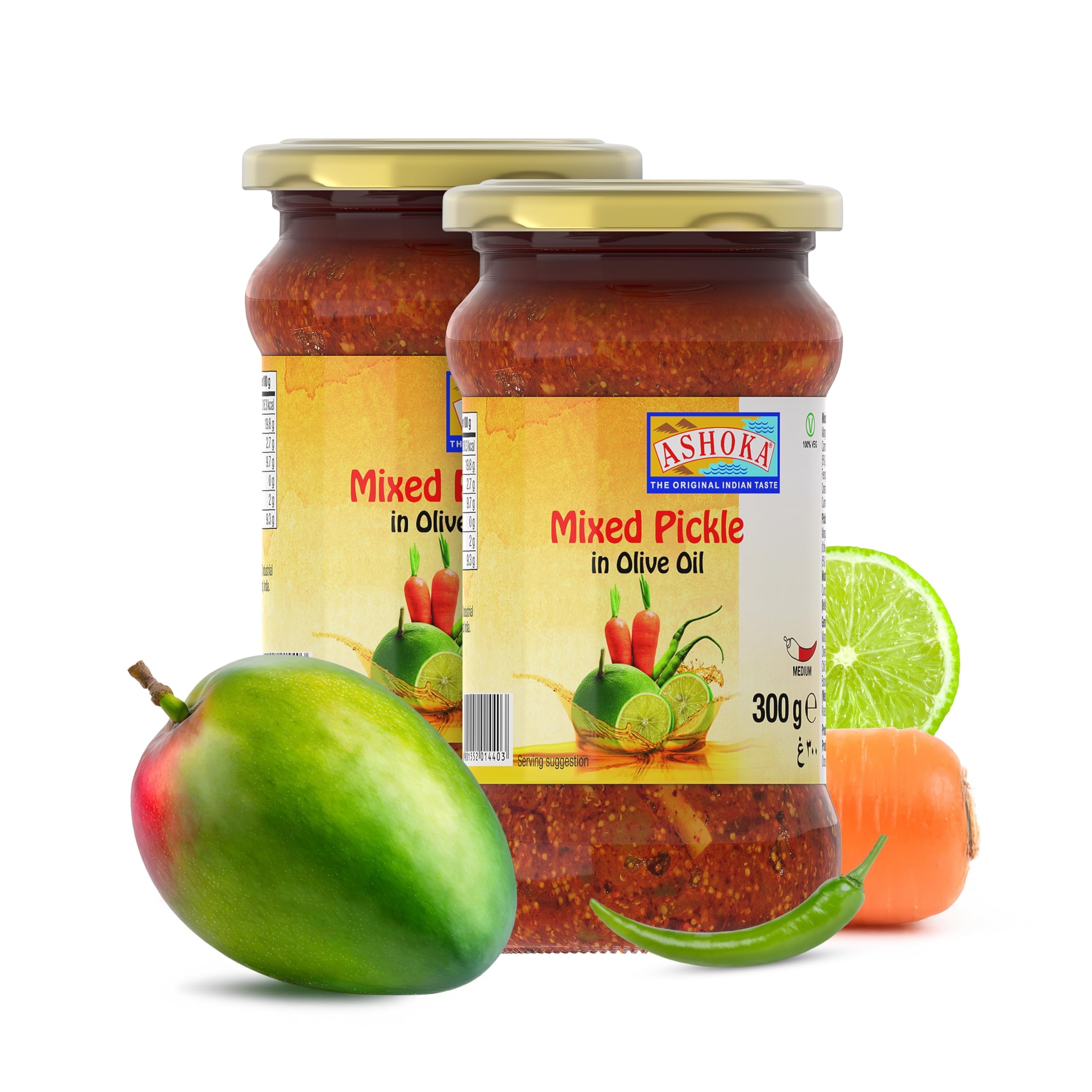 Ashoka 1932 | All Natural | Pickle in Olive Oil | Mixed Vegetables ...