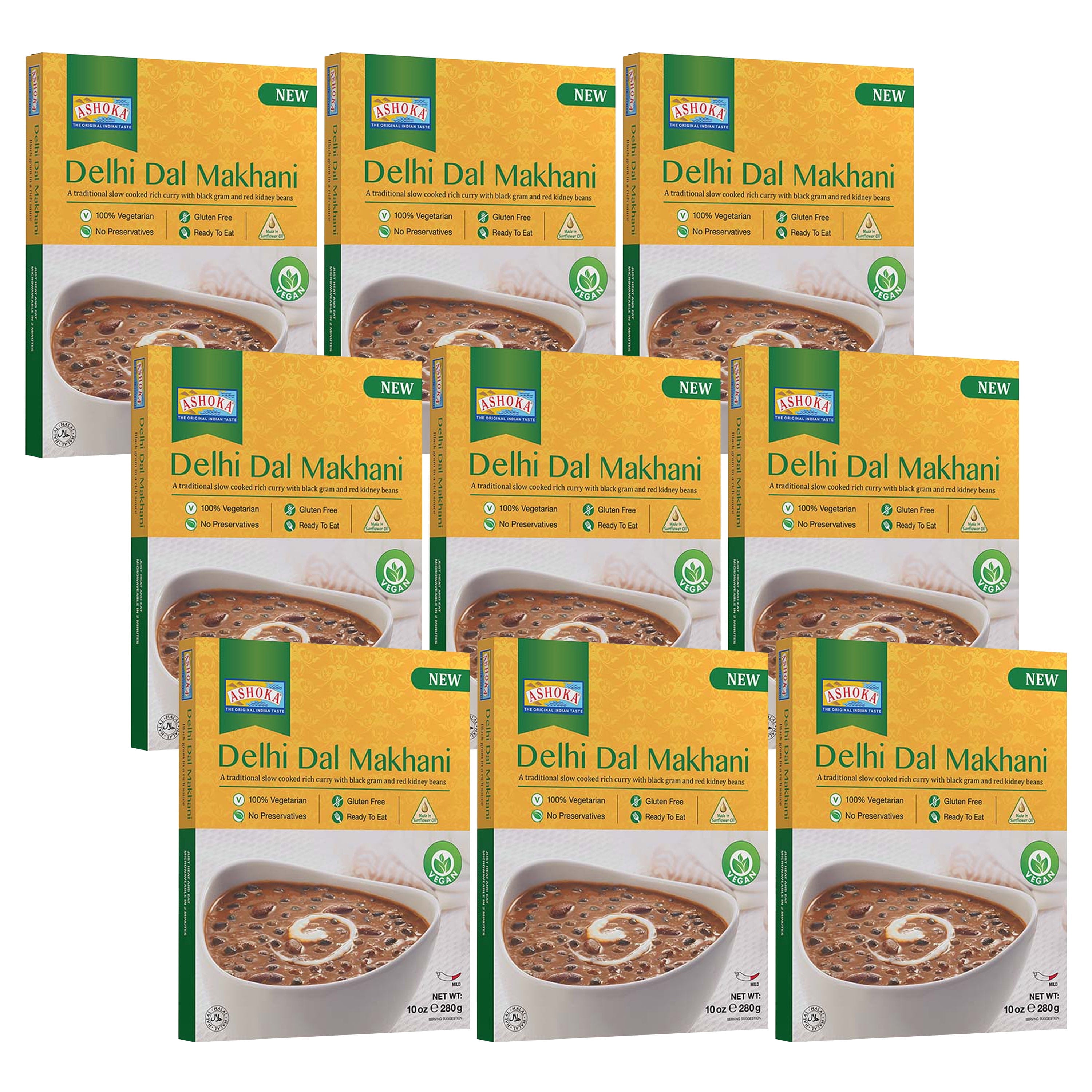 Ashoka Gluten-Free Meals, Microwave Ready Vegan Black Gram & Kidney ...