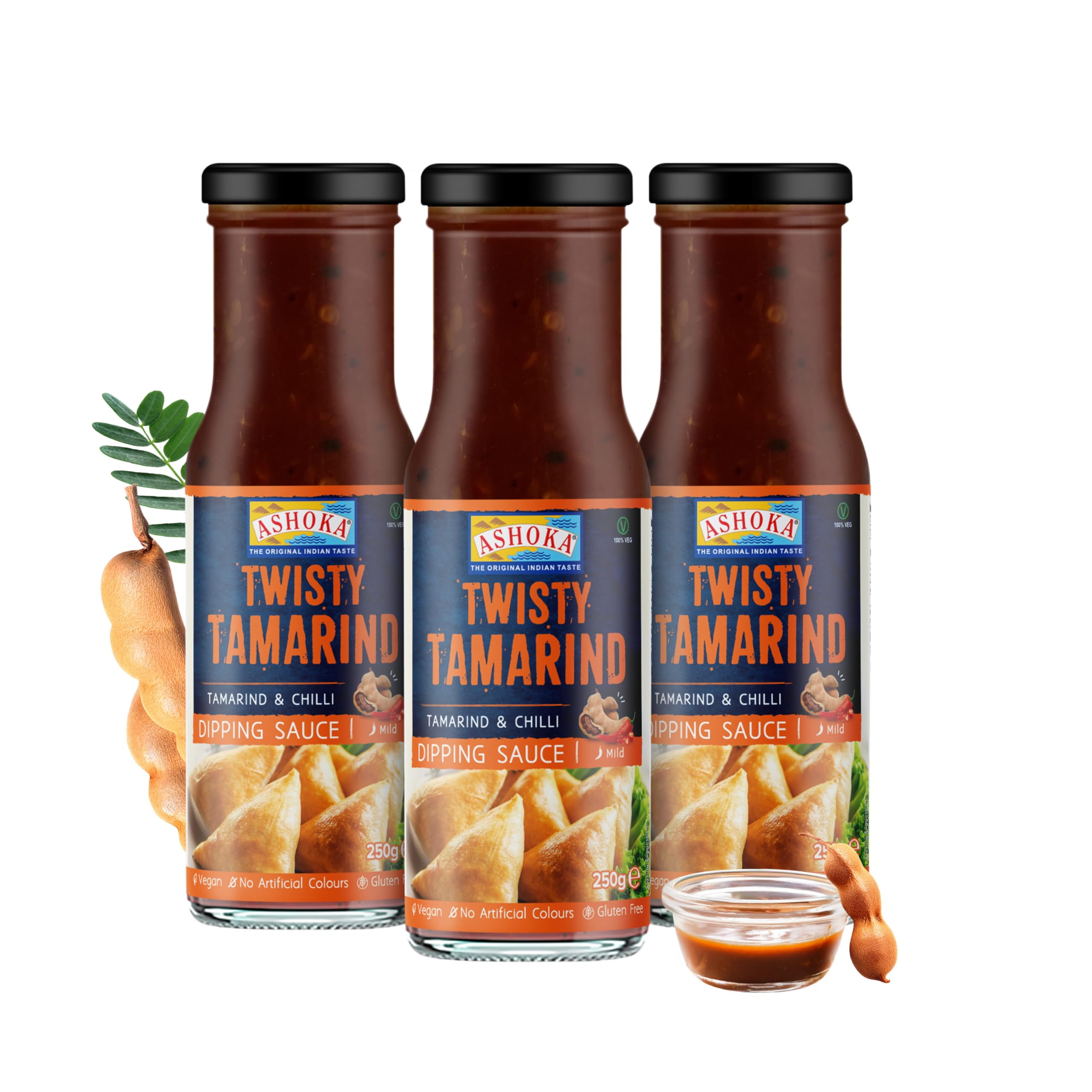 Ashoka Mild MQH2 Tamarind Sauce | No Artificial Colors | Vegan ...