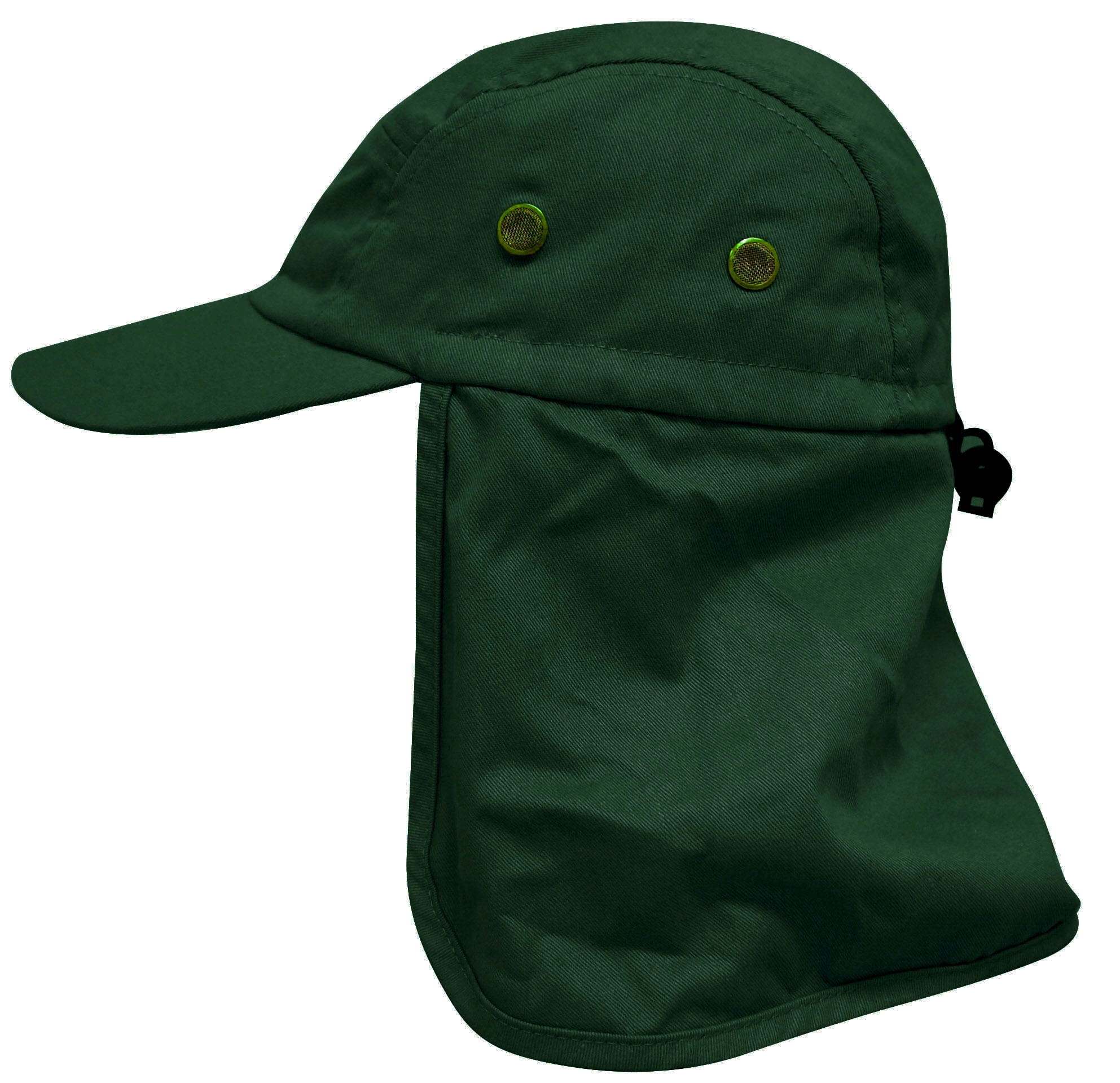 AshopZ Ear Flap Caps Sun Protection Outdoor Neck Shade Hat, Olive ...