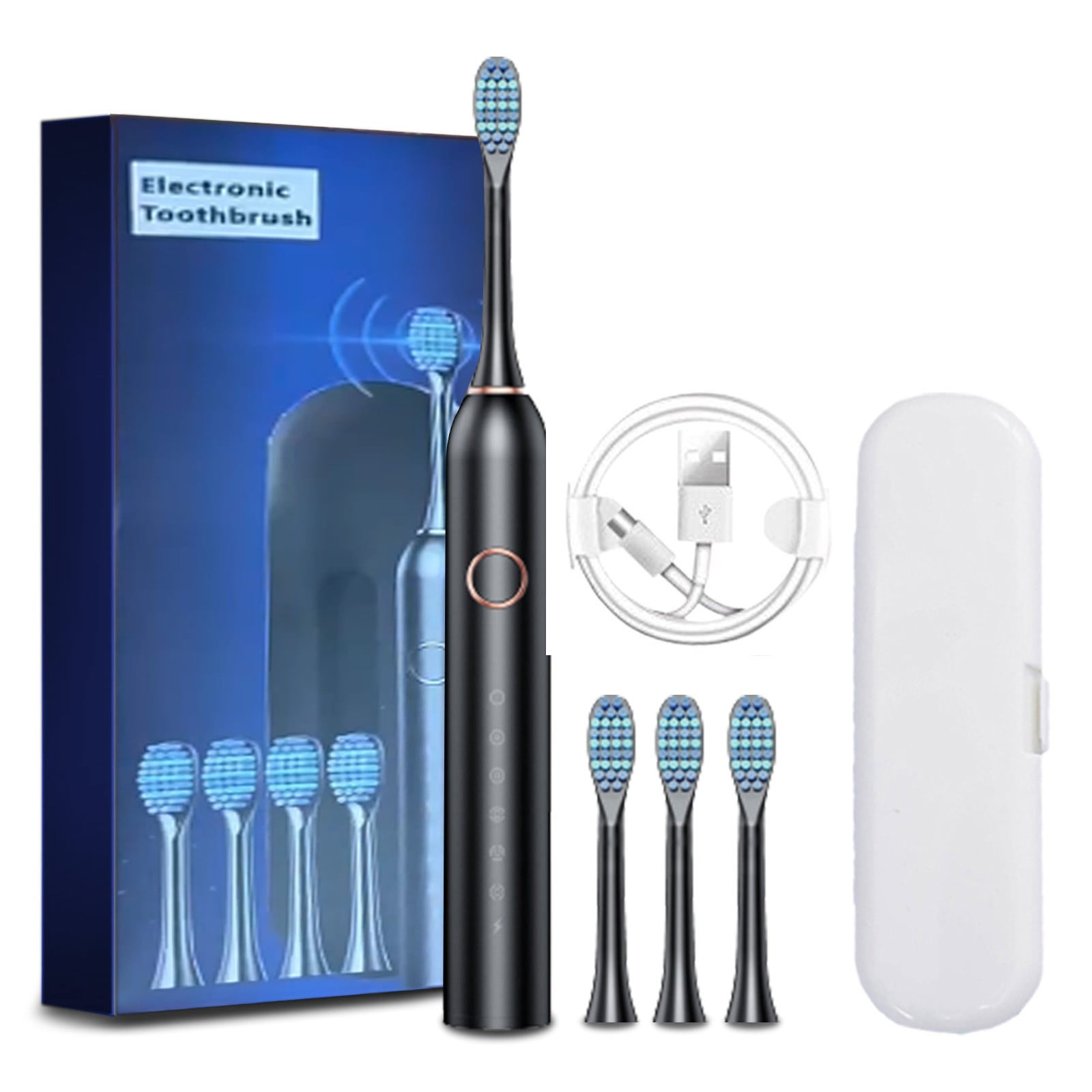 Ashosteey Clean Electric Toothbrush for Adults,Rechargeable Sonic Toothbrush, Deep Clean ...