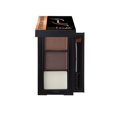 Revlon ColorStay Brow Kit - Dark Brown, Long-Wearing Powder & Pomade ...