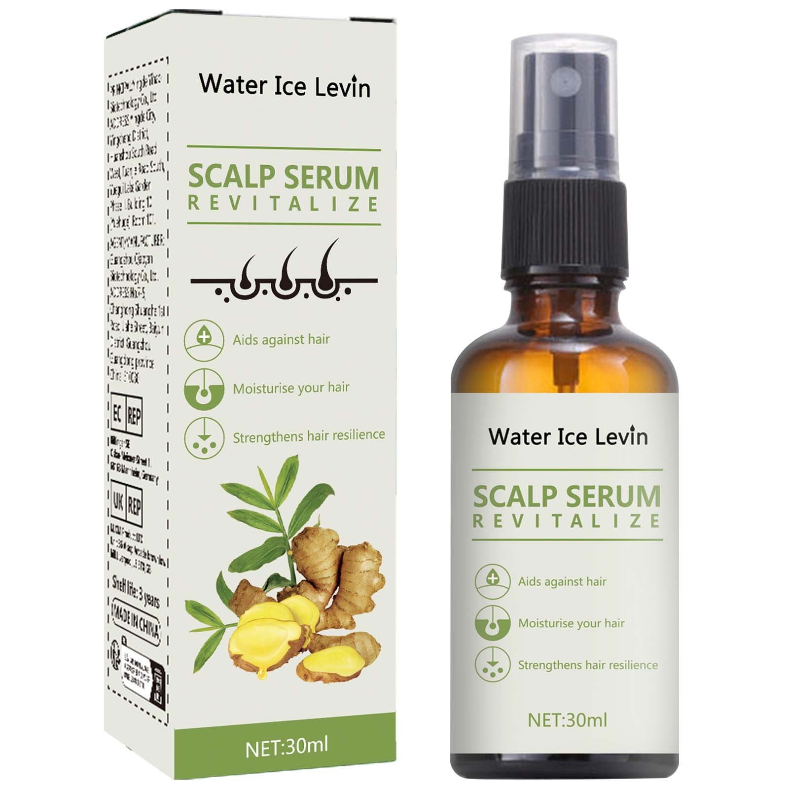 Ashosteey Hair Growth Ginger Oil,Biotin Hair Growth Serum for Hair Loss ...