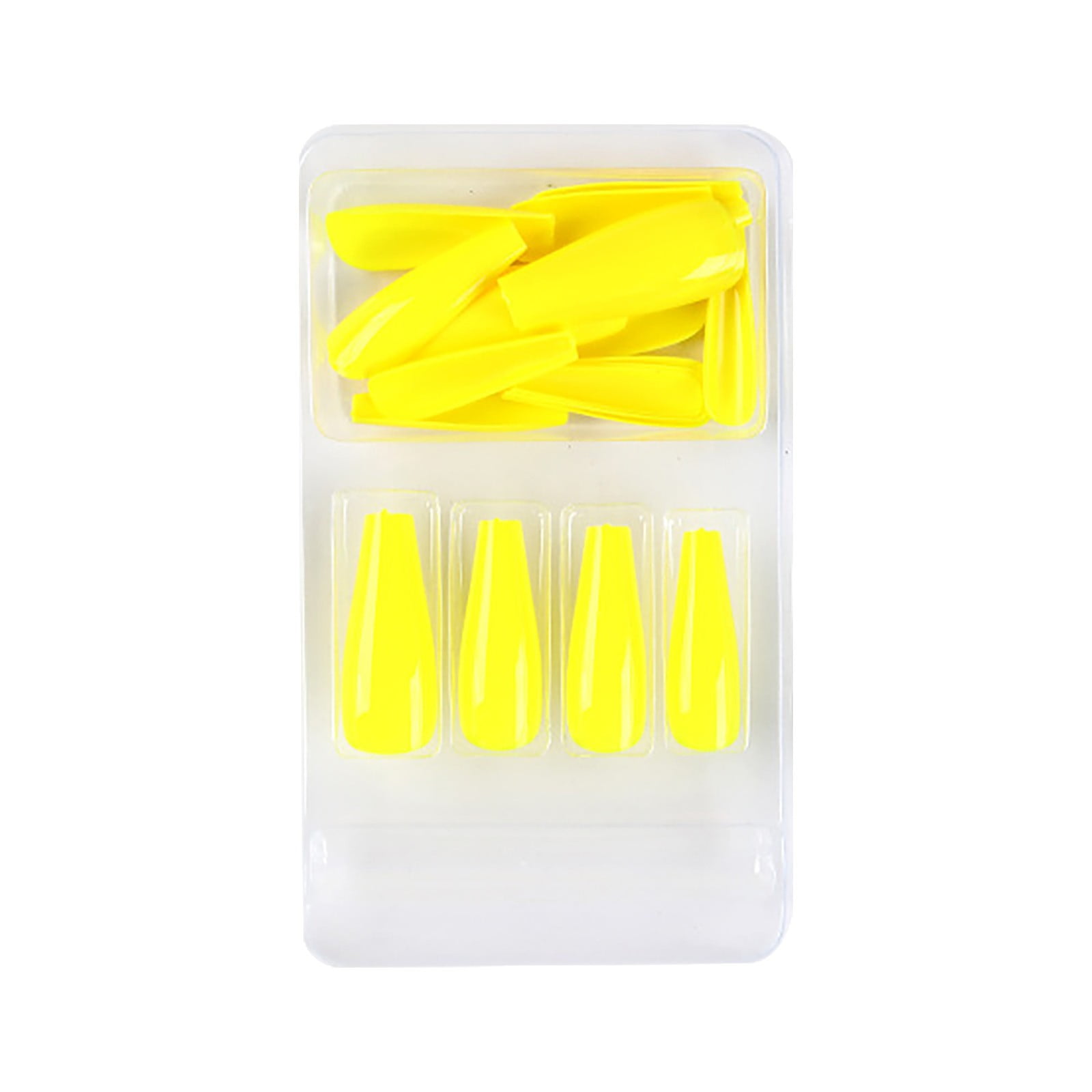 Ashosteey Long Fake Nails Coffin Fake Nails Long Acrylics Full Cover False Nails Tips For Women